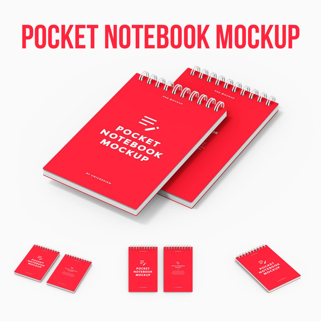 Pocket Notebook Mockup – MasterBundles
