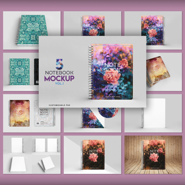 Notebook Mockup Vol 1 – MasterBundles