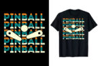 Pinball Wizard Retro Vintage Pinball Player T-shirt Design Bundle ...