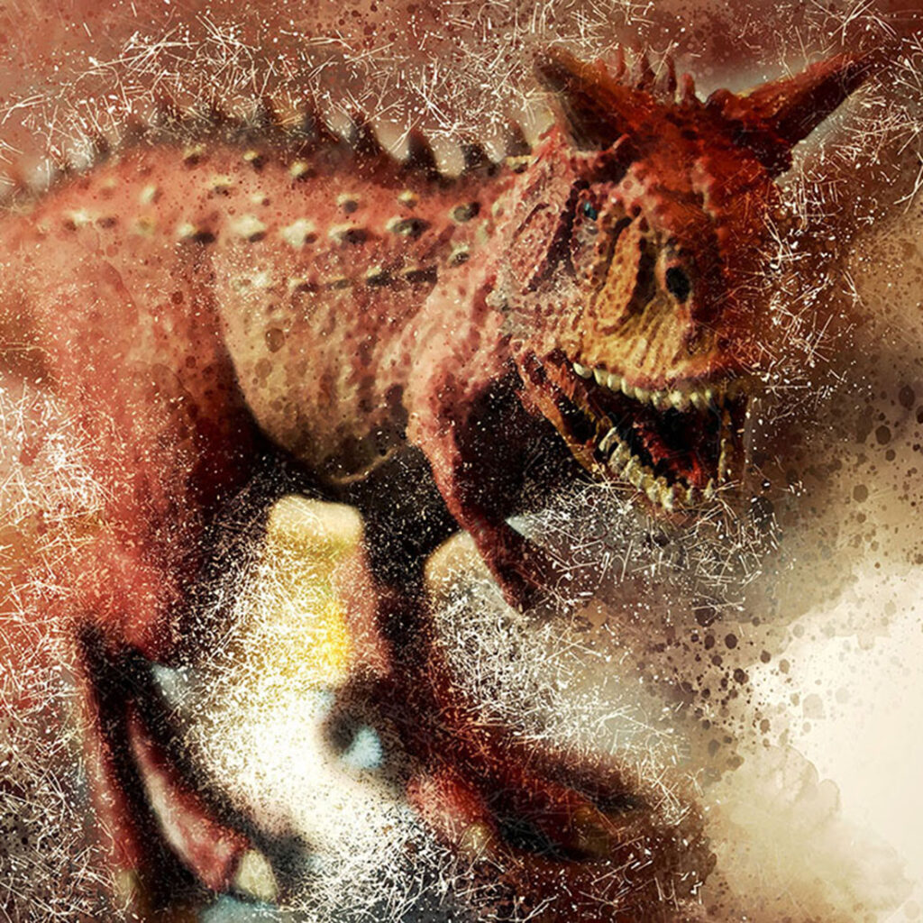 Bundle of 12 Ready-to-Print HQ Graphics of Dinosaur with Rustic Style ...