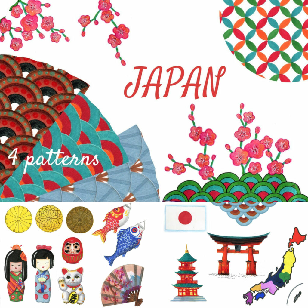 Japan And Its Main Symbols – MasterBundles