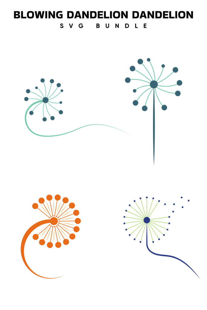 Blowing Dandelion SVG Files – MasterBundles