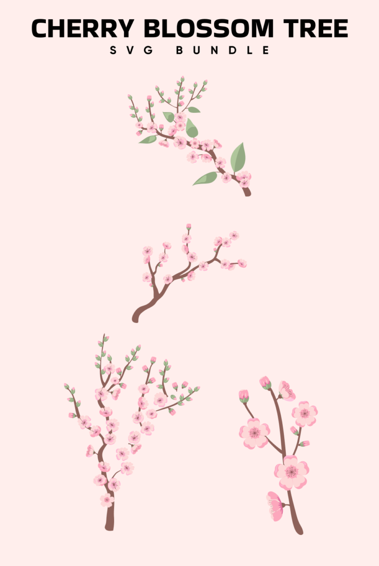 Cherry Blossom Tree SVG Bundle – MasterBundles