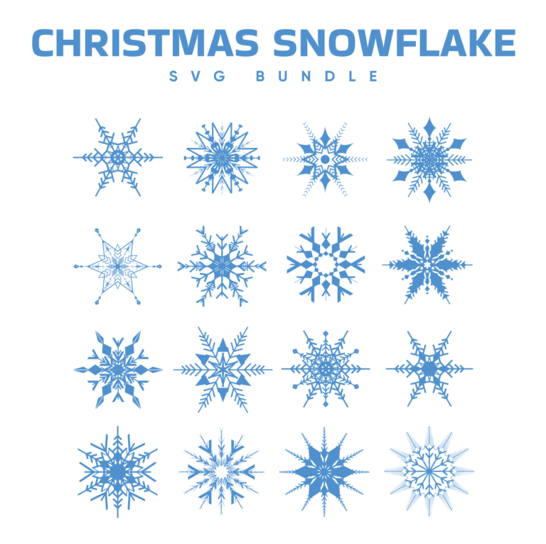 Christmas Snowflake SVG | Master Bundles