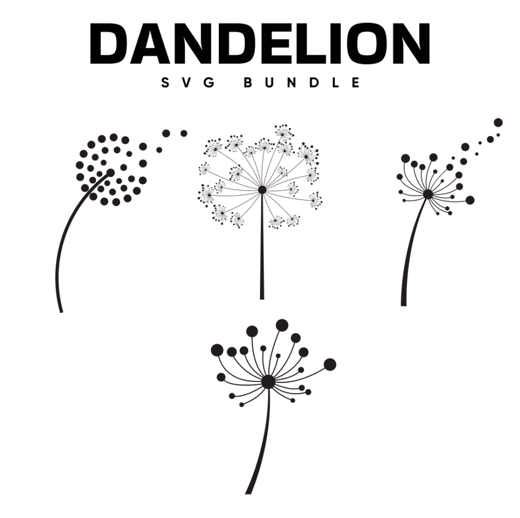 Dandelion SVG Free Designs – MasterBundles