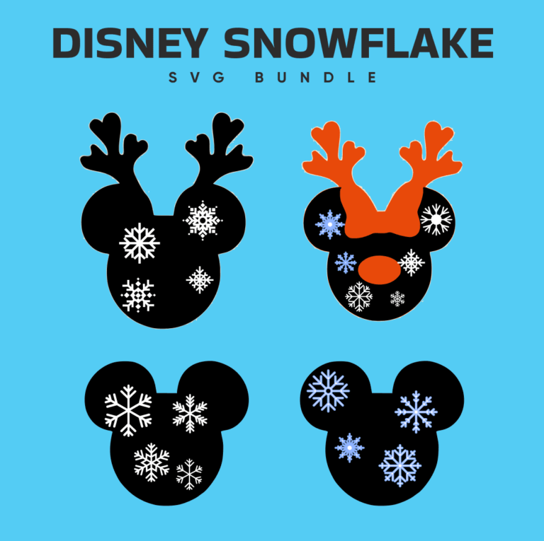 Disney Snowflake SVG – MasterBundles
