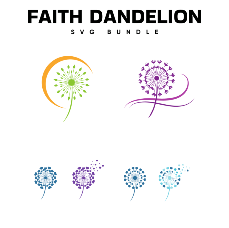 Simple Dandelion SVG – MasterBundles