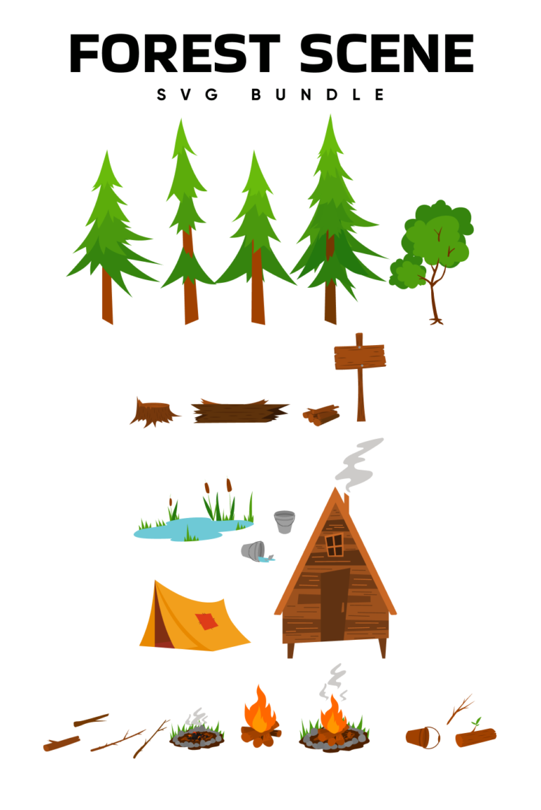 Forest Scene SVG – MasterBundles