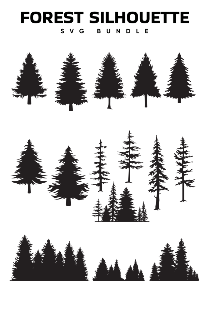 Forest Silhouette SVG – MasterBundles