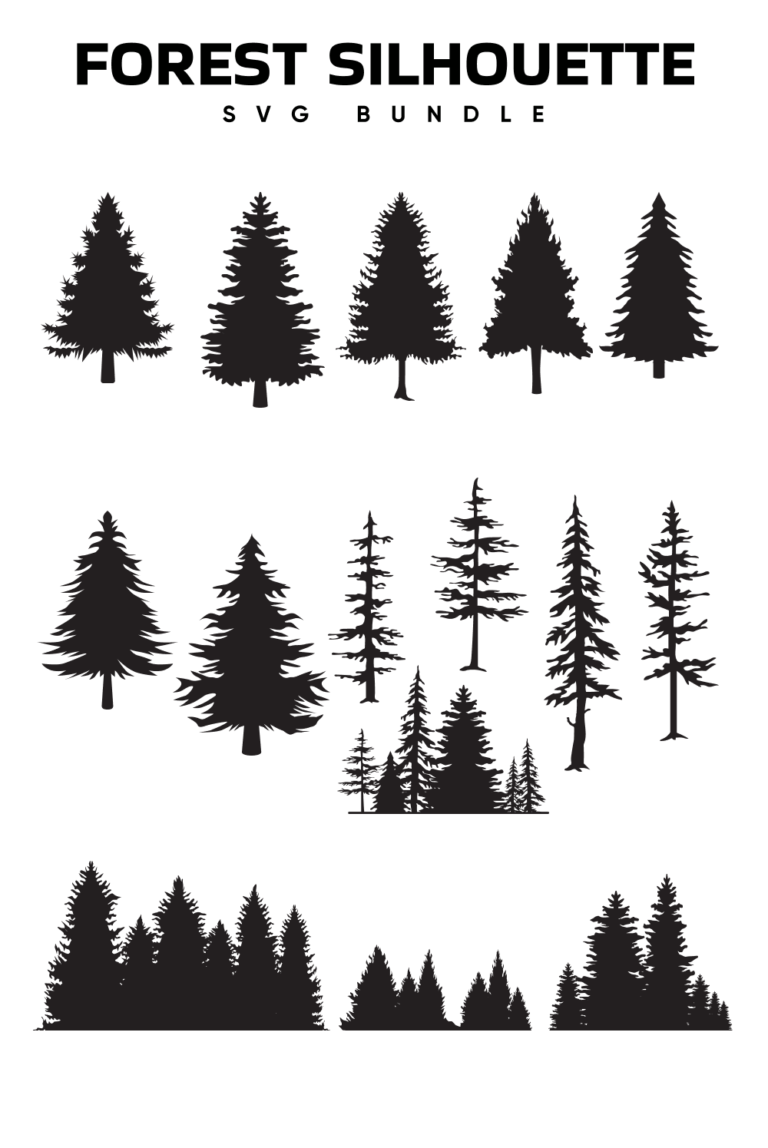 Forest Silhouette SVG – MasterBundles