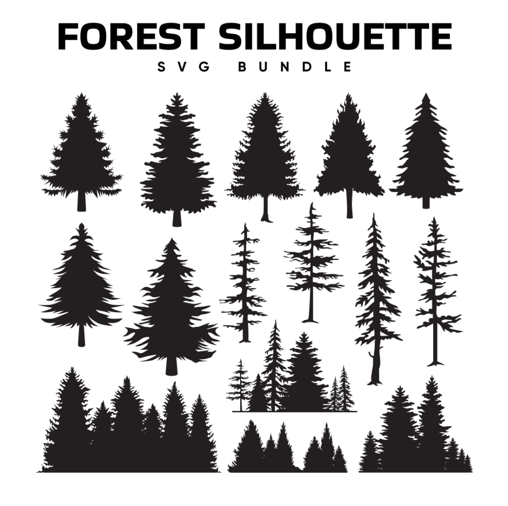 Forest Silhouette SVG – MasterBundles