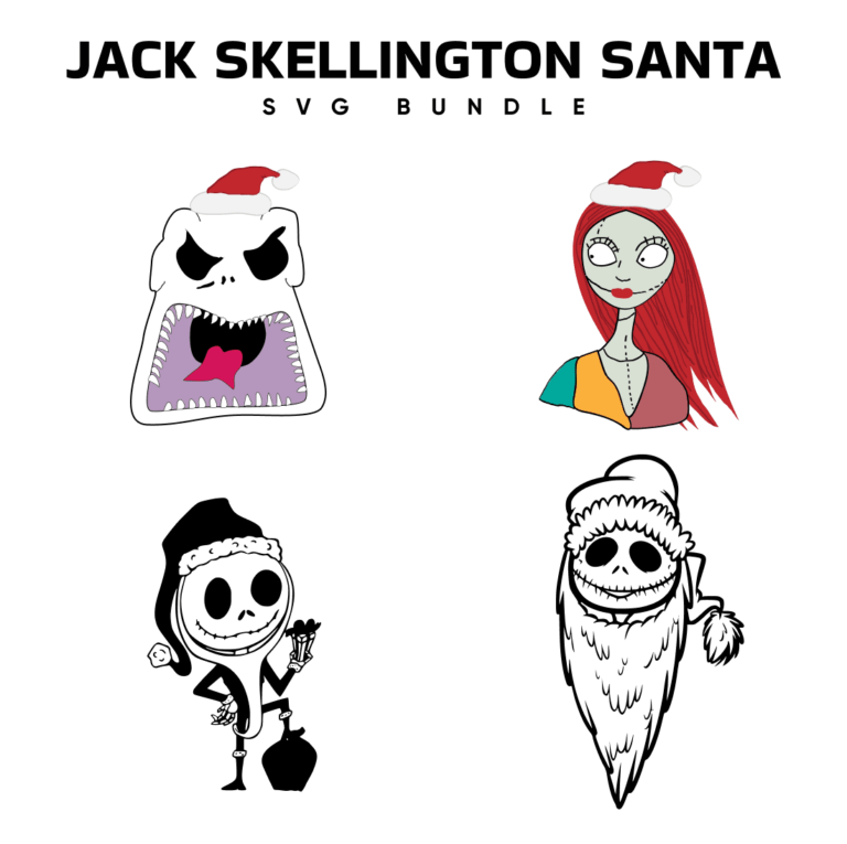 Jack Skellington Face SVG Free – MasterBundles