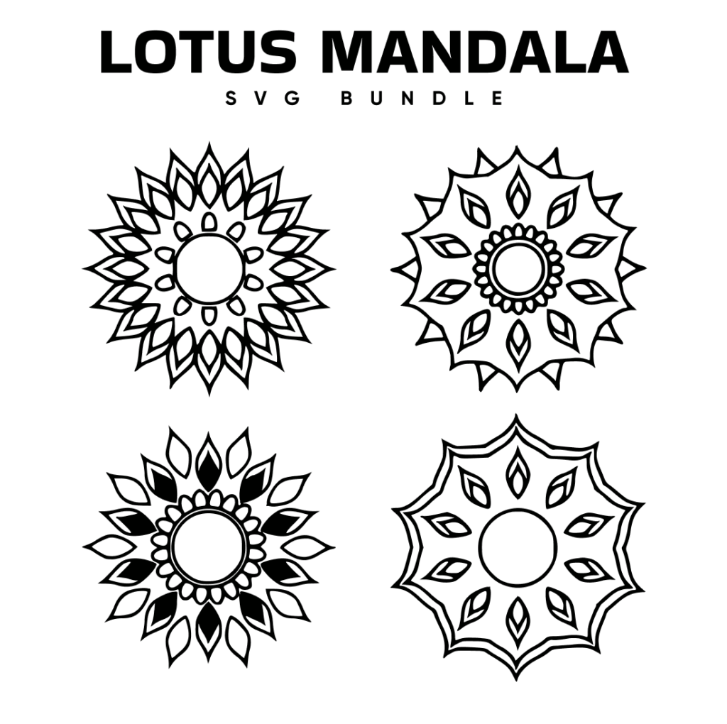 Lotus Mandala SVG – MasterBundles