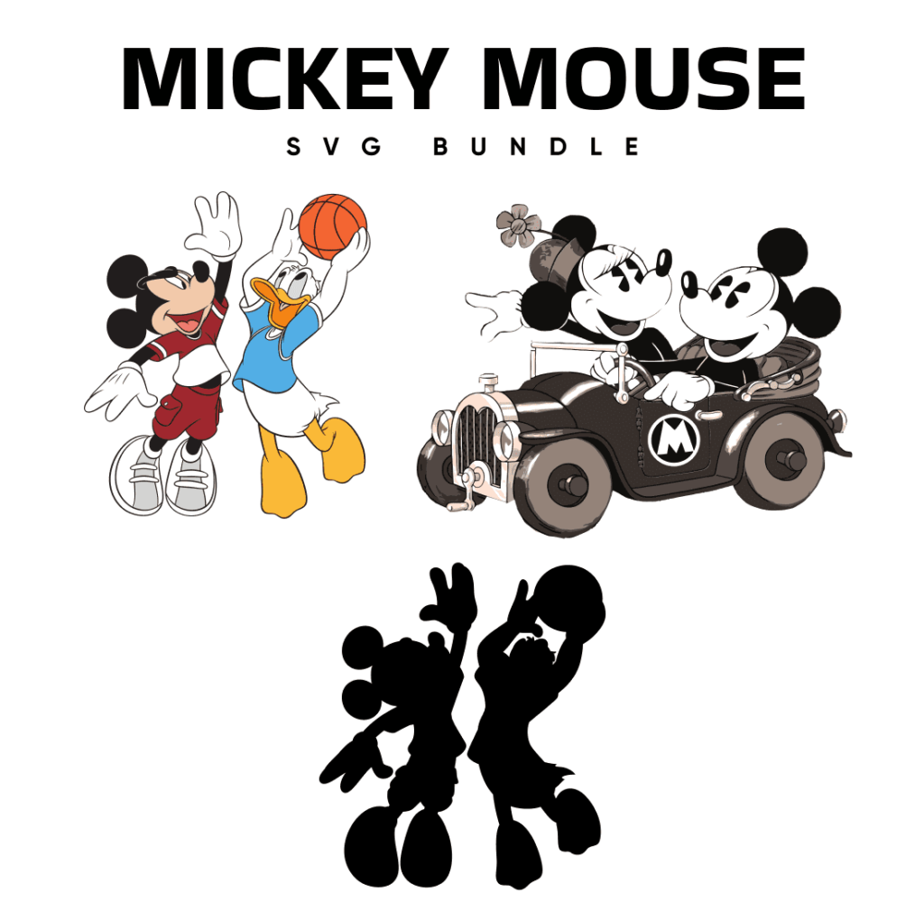 Mickey Mouse SVG Free – MasterBundles