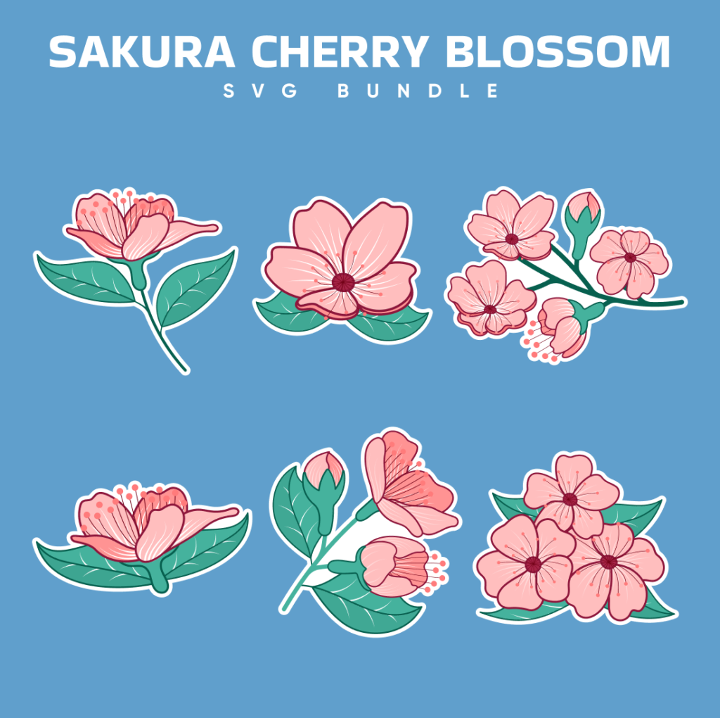 Sakura Cherry Blossom SVG – MasterBundles