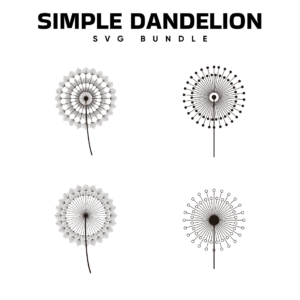 Simple Dandelion SVG Free – MasterBundles