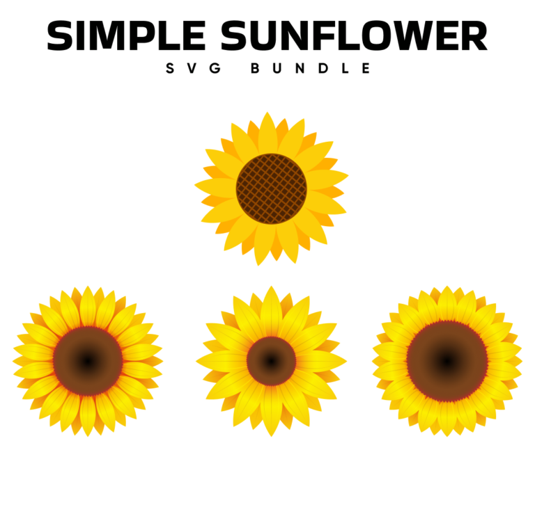 Realistic Sunflower SVG – MasterBundles