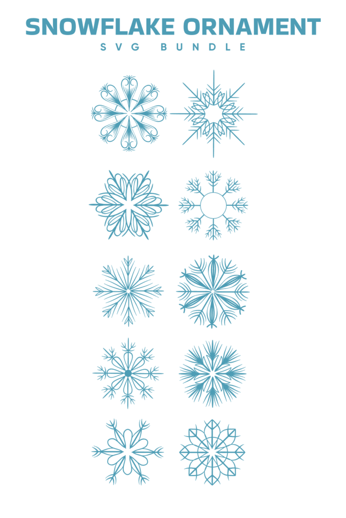 Snowflake Ornament SVG – MasterBundles