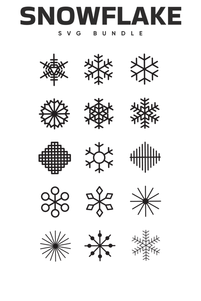 Snowflake SVG Free – MasterBundles