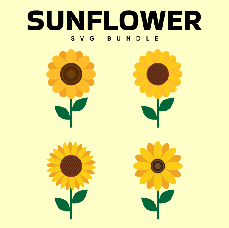 Sunflower SVG Free – MasterBundles