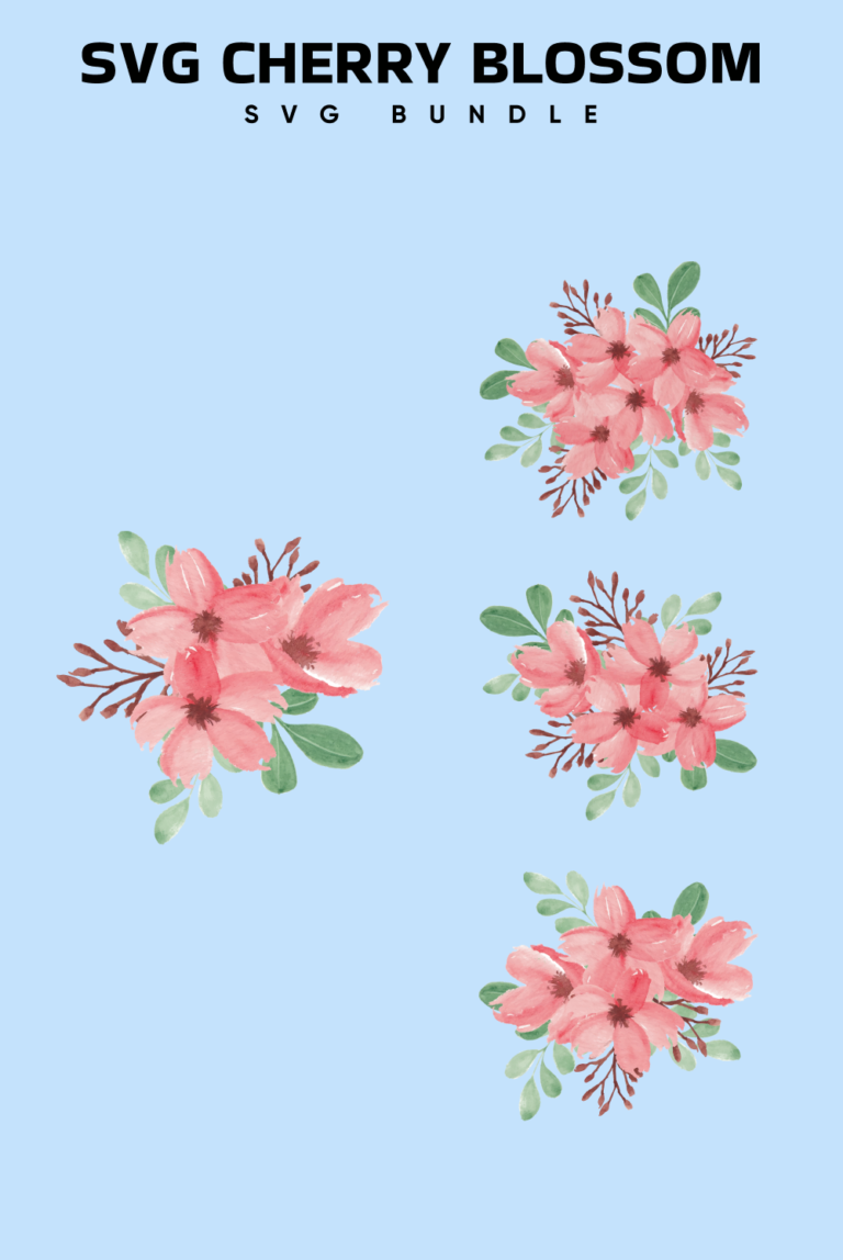 SVG Cherry Blossom Bundle – MasterBundles