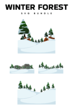 Winter Forest SVG | MasterBundles