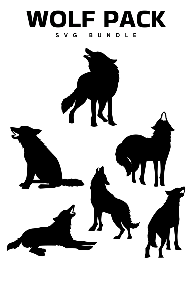 Wolf Pack SVG Designs – MasterBundles