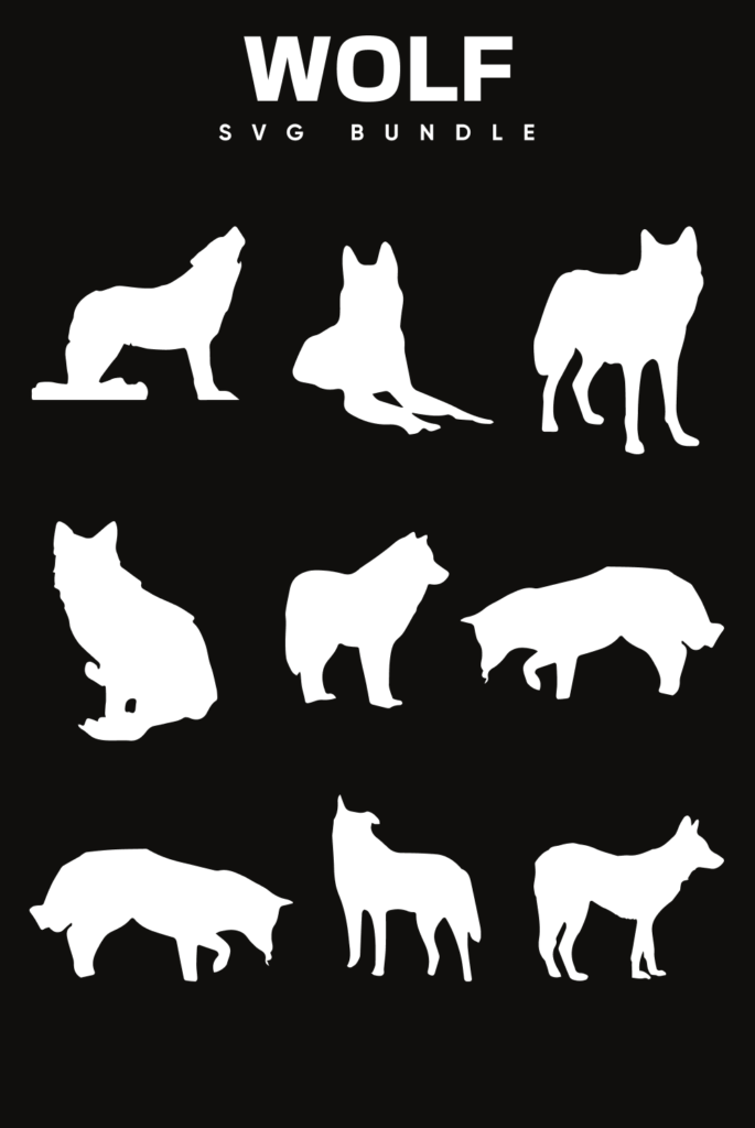 Wolf SVG Images – MasterBundles