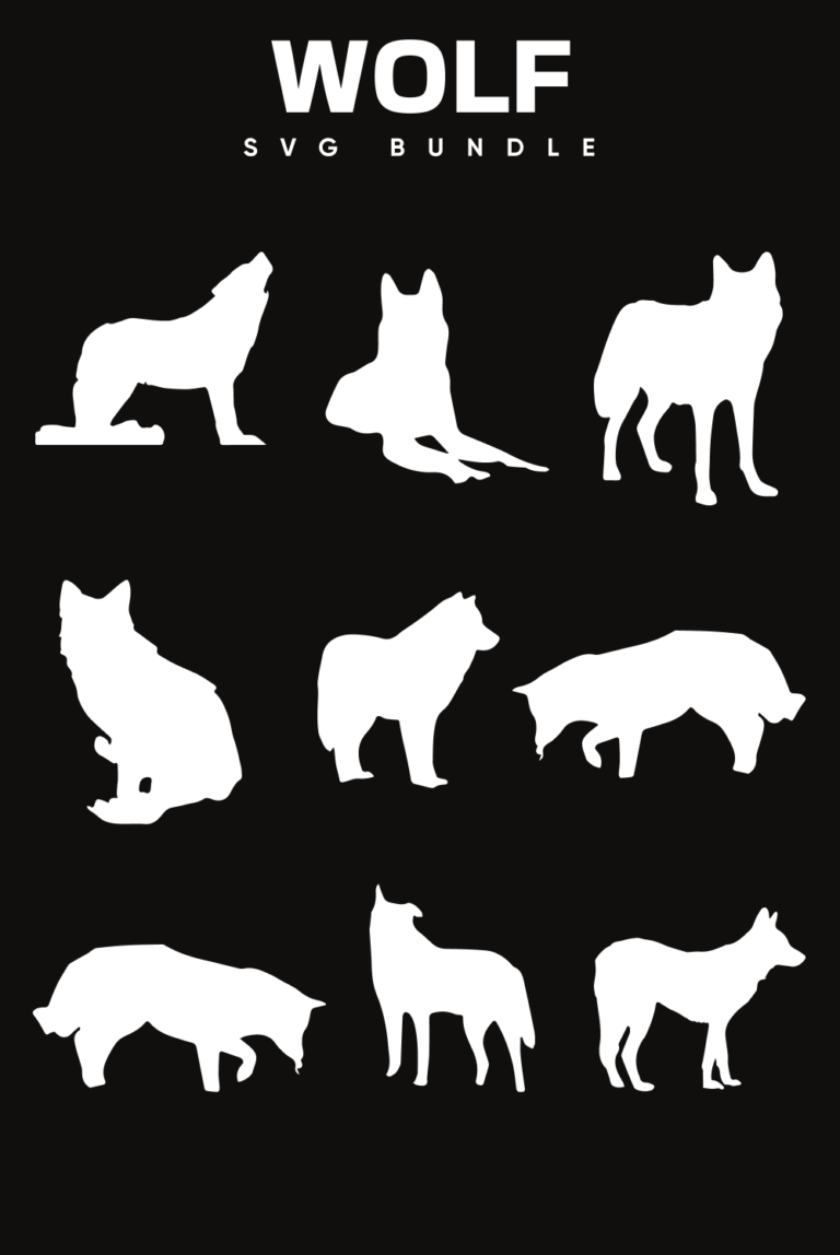 Wolf SVG Images – MasterBundles