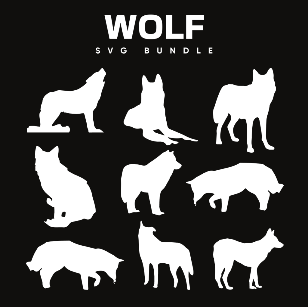 Wolf SVG Images – MasterBundles