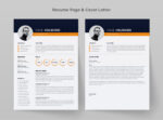 Modern And Simple Resume CV Template | MasterBundles