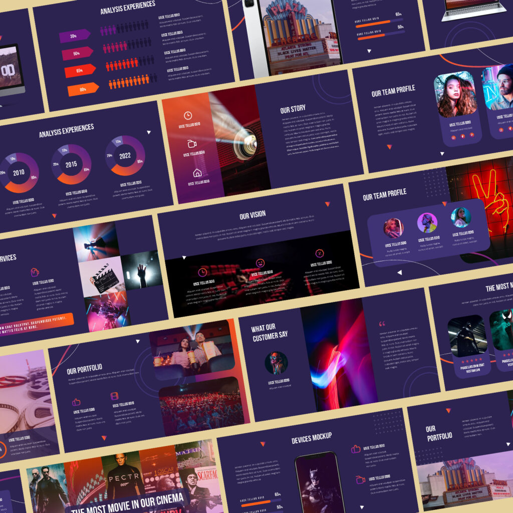 Movie Theater Powerpoint Template – MasterBundles