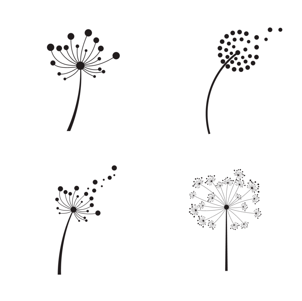 Dandelion SVG Free Designs – MasterBundles