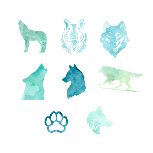 Cute Wolf SVG Bundle | MasterBundles
