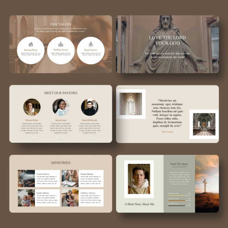 30 Slides Church Presentation Template 2022 - MasterBundles