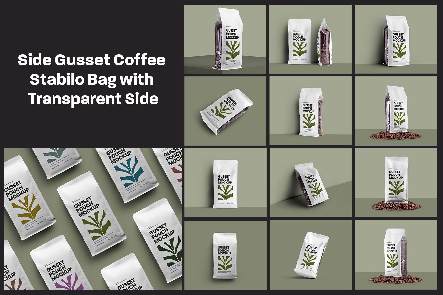 Bundle Coffee Package Mockup - MasterBundles