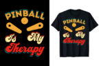 Pinball Wizard Retro Vintage Pinball Player T-shirt Design Bundle ...
