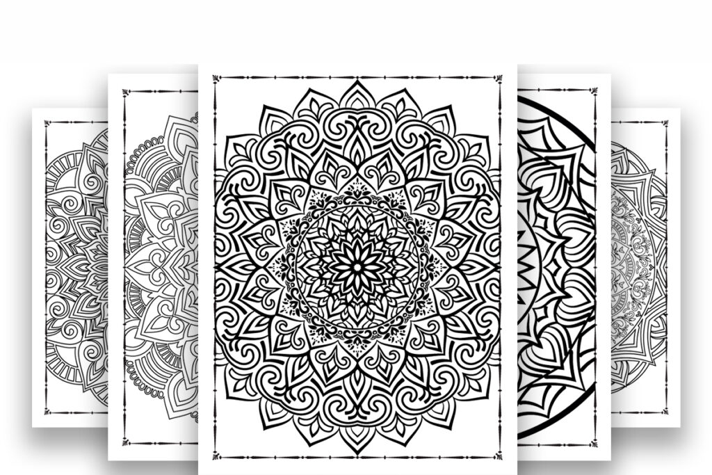 165 Mandala Coloring Page Bundle for KDP - MasterBundles
