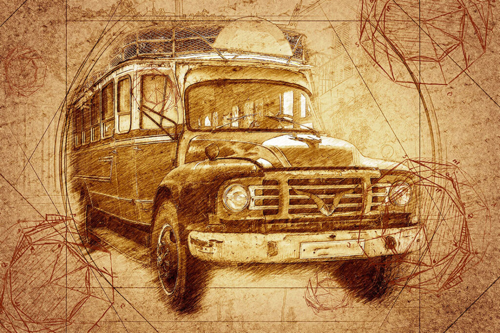 Bundle of 12 OLD TRUCKS HQ Graphics Ready to Print with Country Style ...