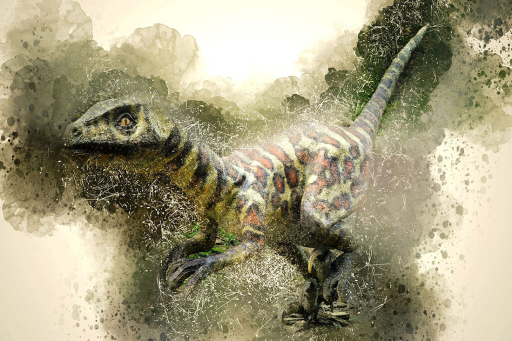 Bundle of 12 Ready-to-Print HQ Graphics of Dinosaur with Rustic Style ...