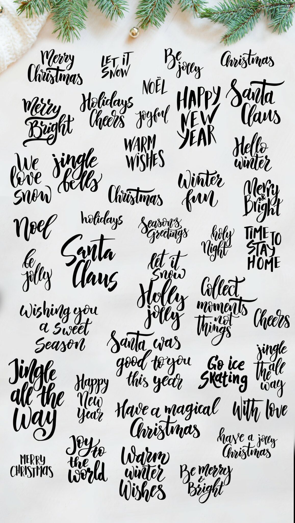 Christmas Lettering Kit-Overlays – MasterBundles