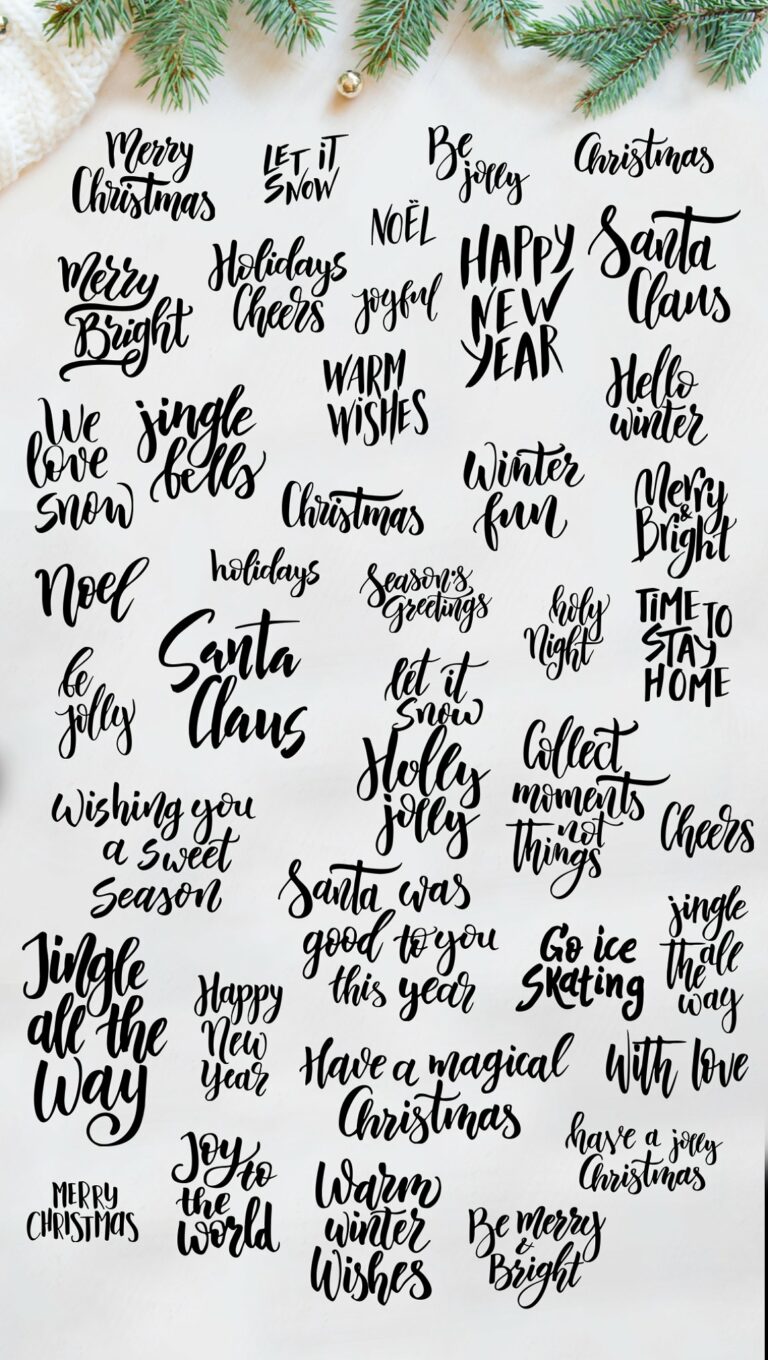 Christmas Lettering Kit-Overlays – MasterBundles