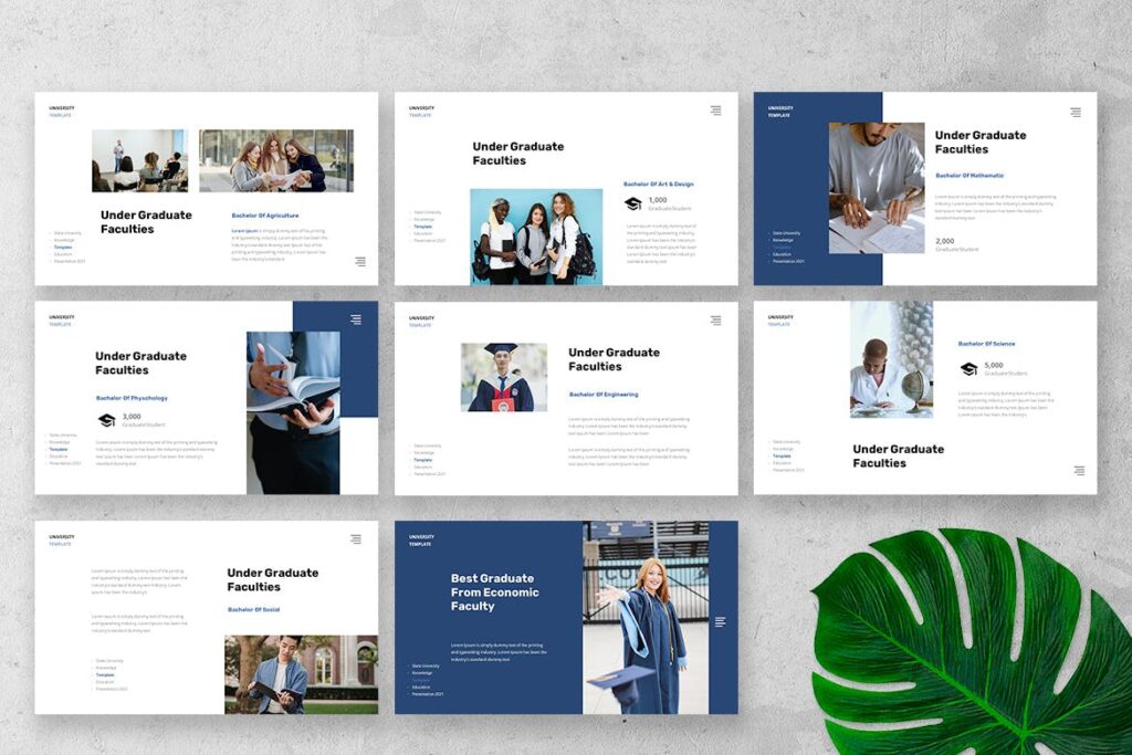 Education University Presentation Slide – MasterBundles