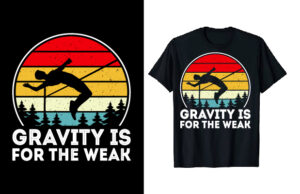10 High Jump Vintage T-Shirt Designs Bundle - MasterBundles
