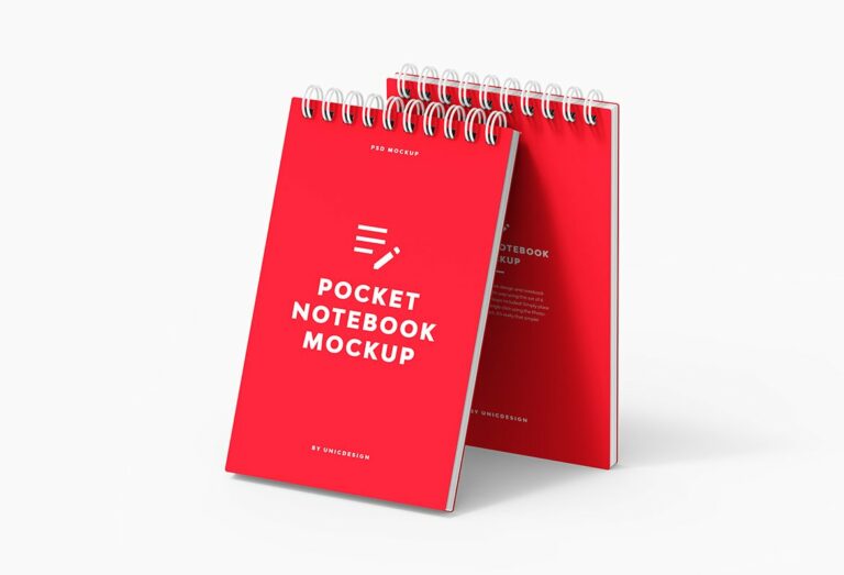 Pocket Notebook Mockup – MasterBundles