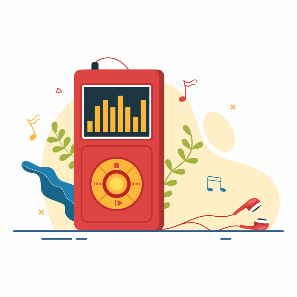 15 MP3 Player Illustration - MasterBundles