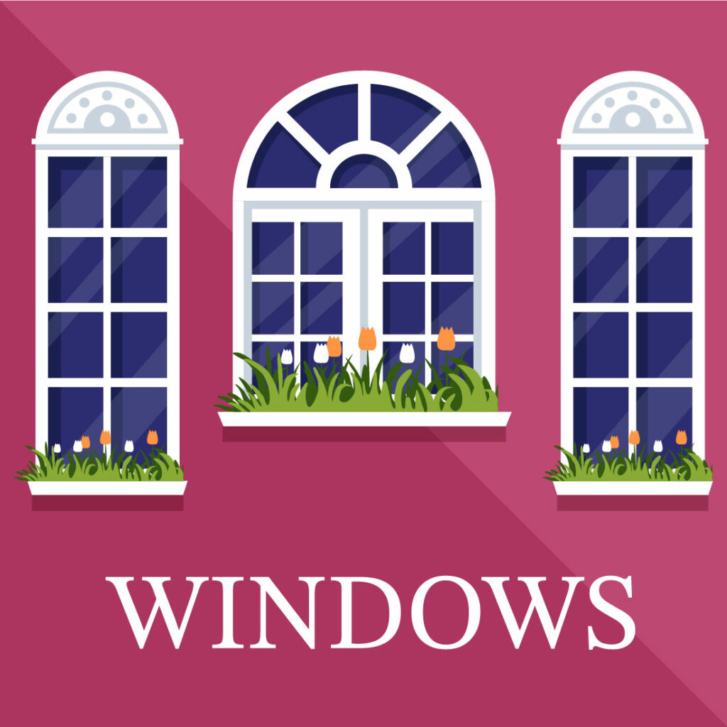 10 Doors and Windows Illustration - MasterBundles