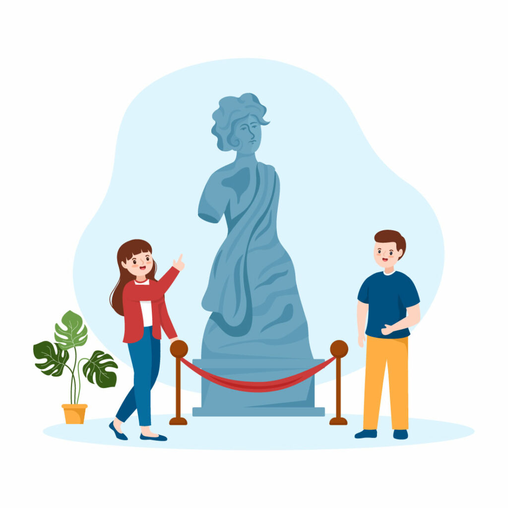 10 Contemporary Art Abstract Sculptures Illustration - MasterBundles