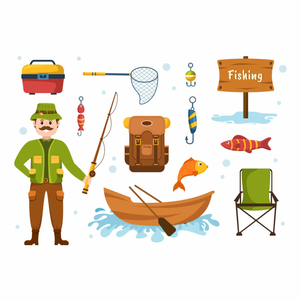 10 Fishing Shop Illustration - MasterBundles