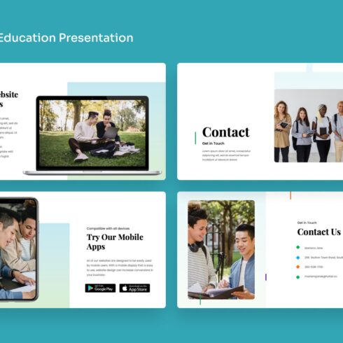 Colleg – Education PowerPoint Presentation Template | MasterBundles